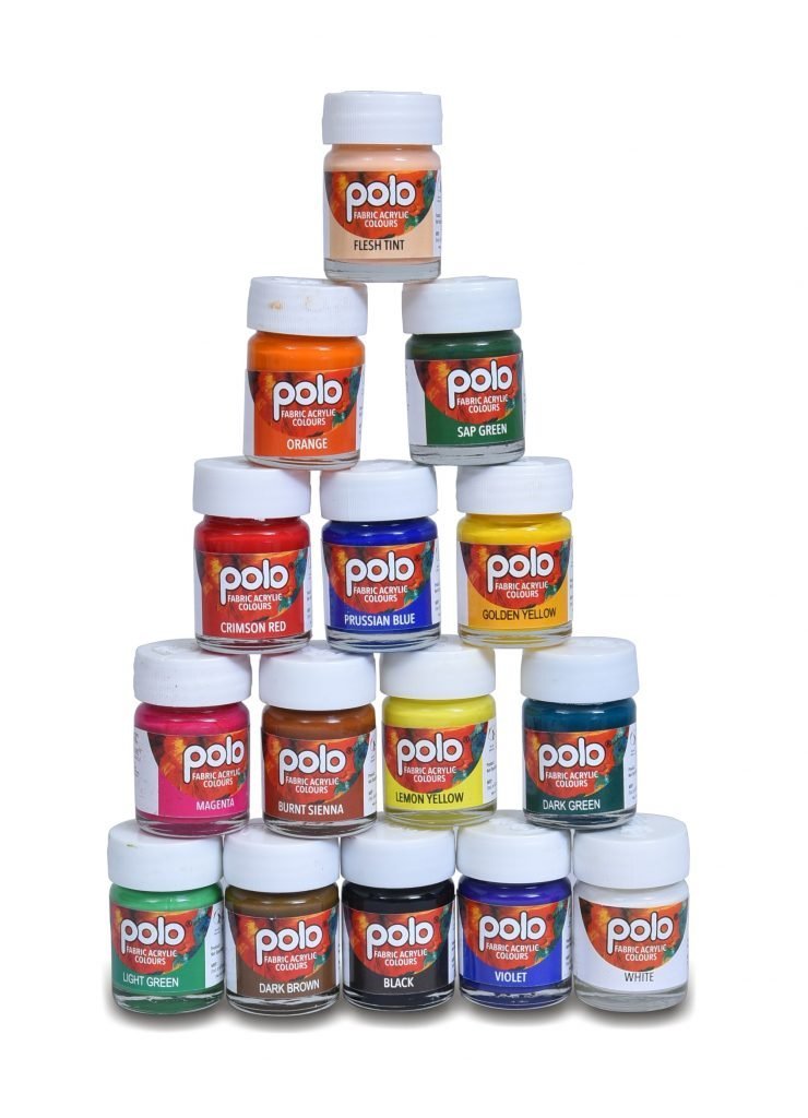 Fabric Acrylic Colours - Polo Colours